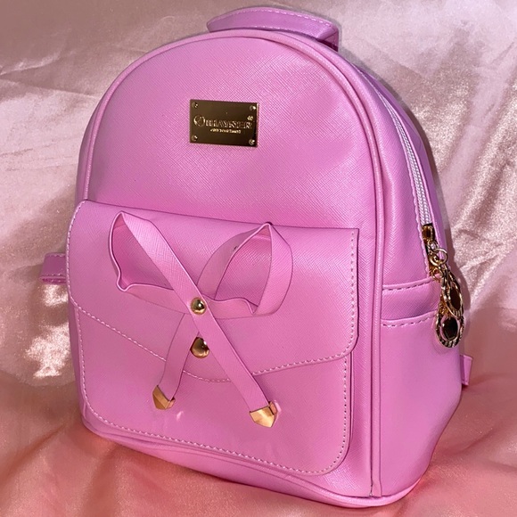 Ihayner | Bags | Baby Pink Backpack Purse | Poshmark